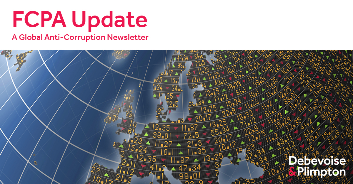 FCPA Update October 2024 | 10 | 2024 | Publications | Insights & Publications | Debevoise ...